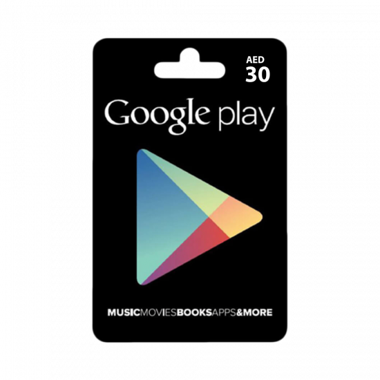 30 AED - Google Play gift Code - UAE